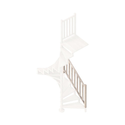 Balustrada Pentru Scara Square Luxe Ø 120 cm 92 cm Fag - eMAG.ro
