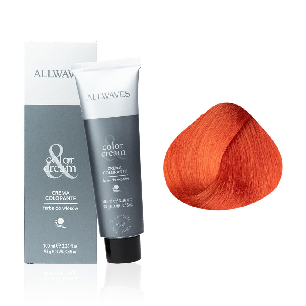 Vopsea de par, Allwaves, Nr. 666, 100 ml, Rosu - eMAG.ro