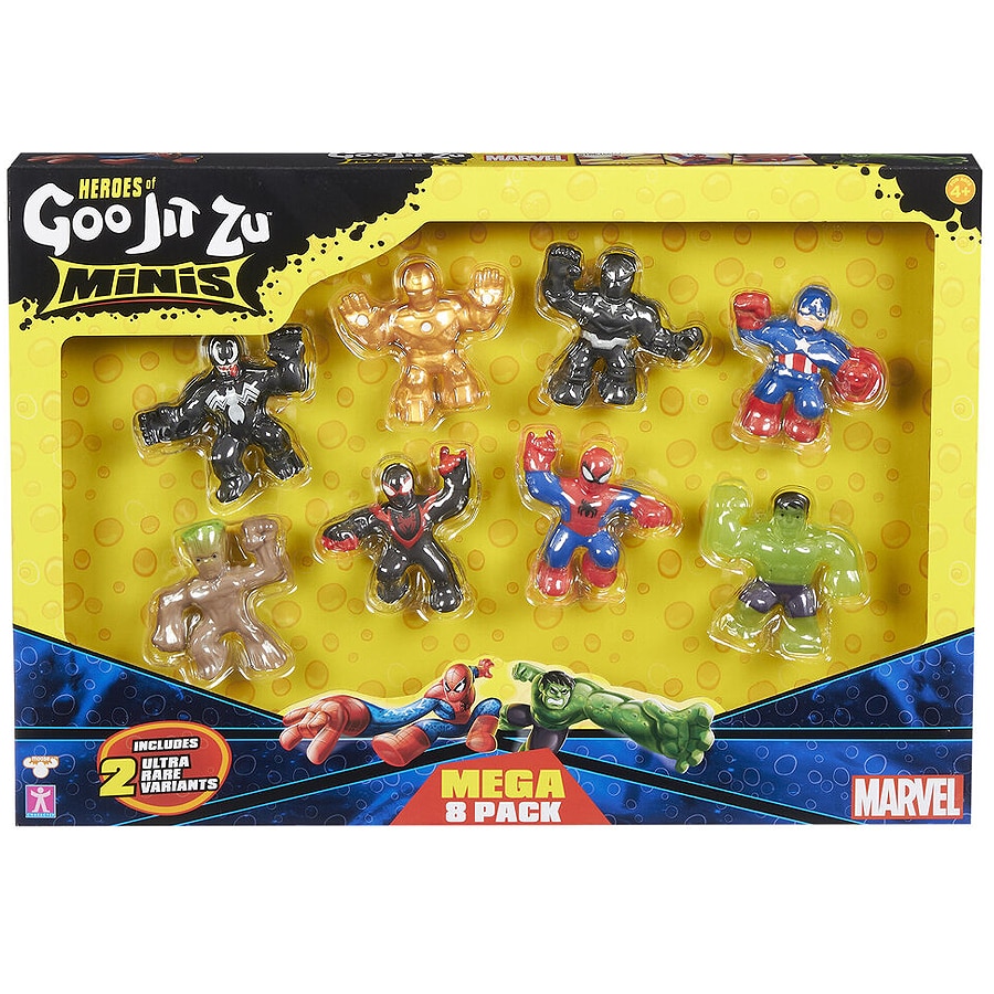 Set 8 Figurine Mini Heroes of Marvel Goo Jit Zu, 8 cm - eMAG.ro