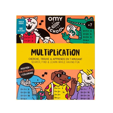 Tabel de inmultire, OMY, Multicolor - eMAG.ro