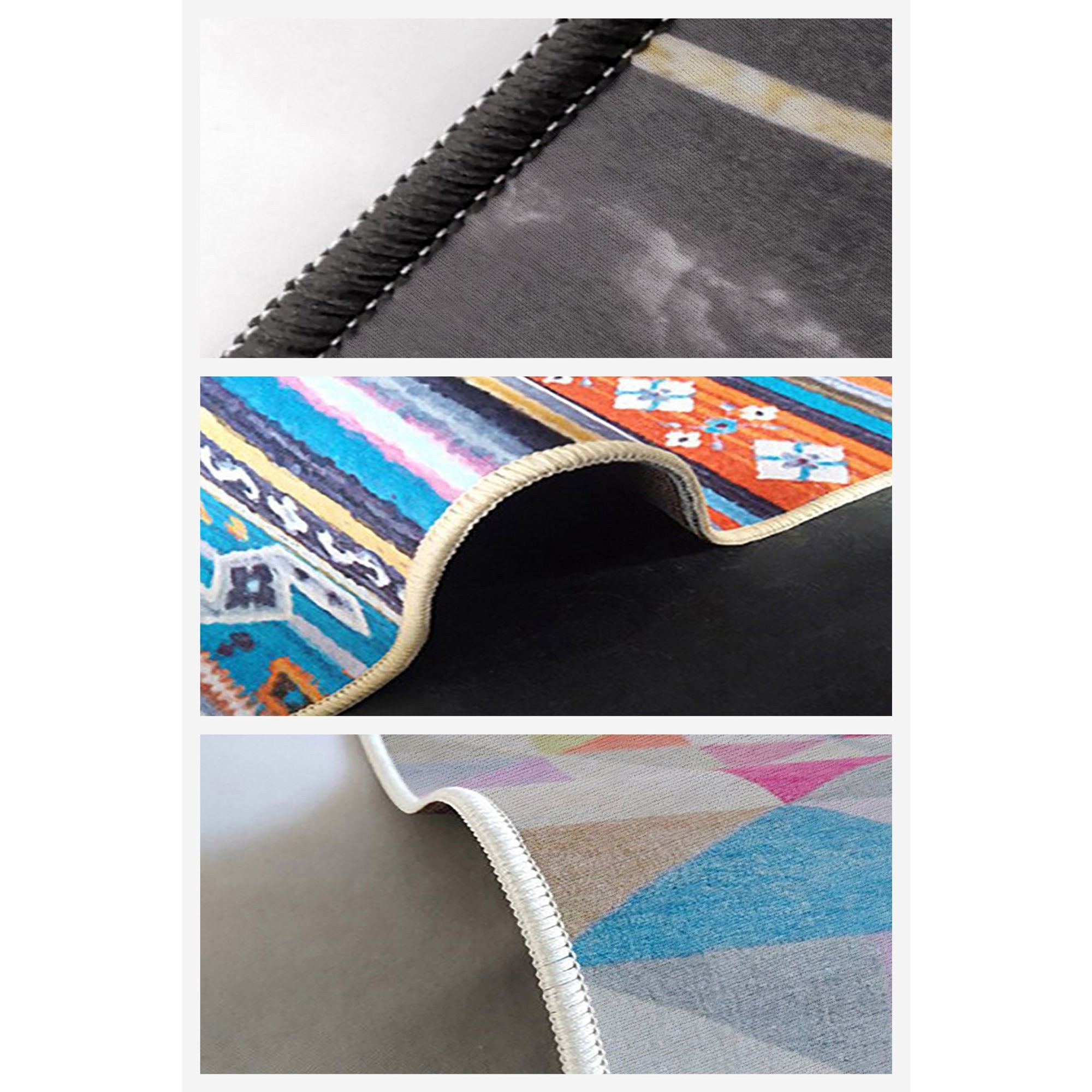 Covor Asi Home Rug 496, 180 x 180cm, Bumbac | Poliester, Multicolor ...