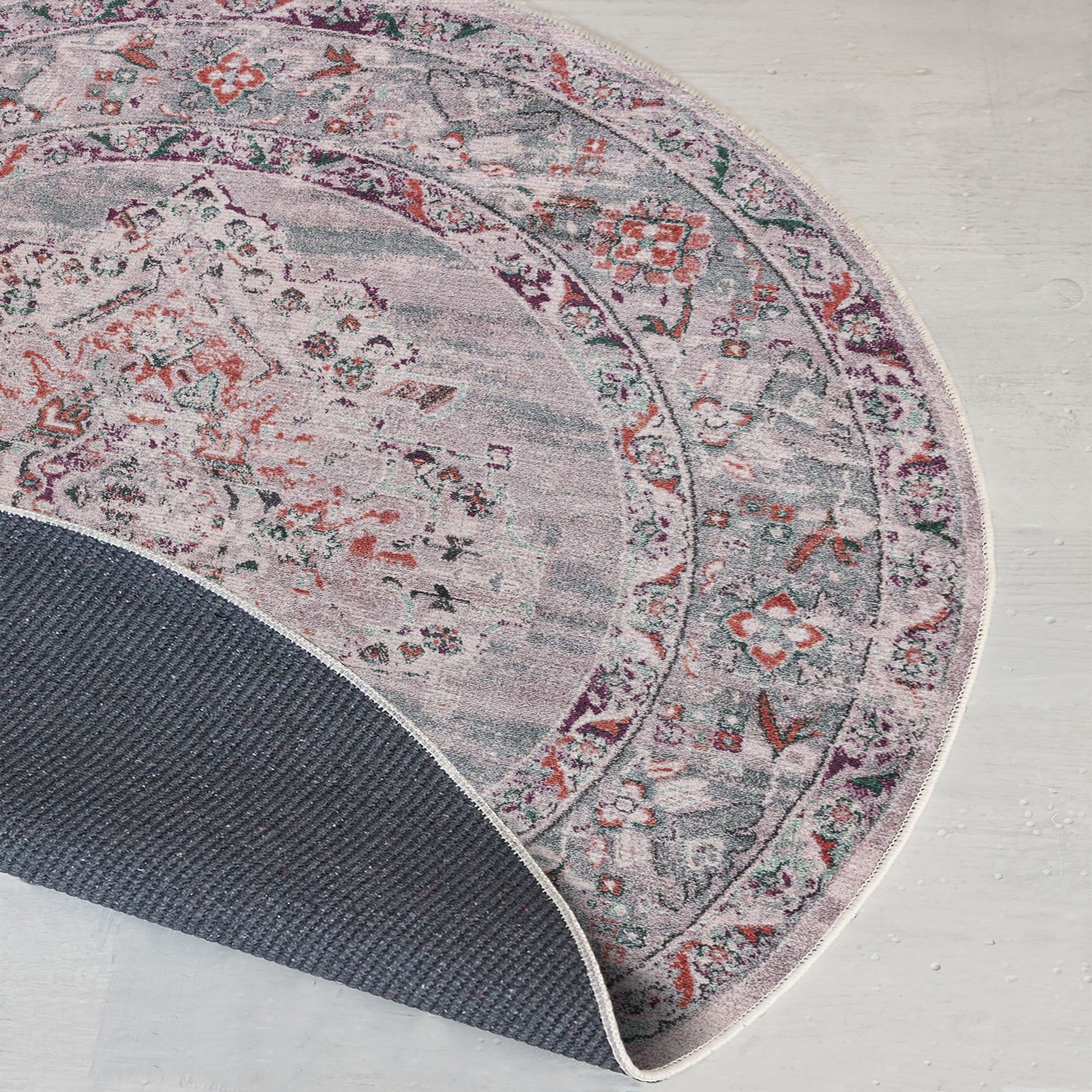 Килим Asi Home Rug 520, 100 x 100 см, памук, полиестер, многоцветен ...