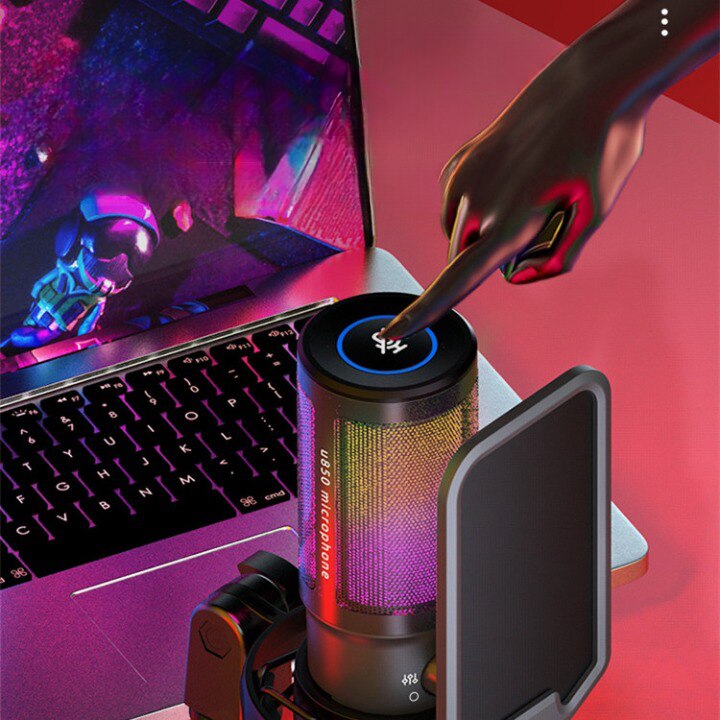 Microfon Gaming/Streaming/Podcasting RGR U-850, Profesional, Pro-Studio ...