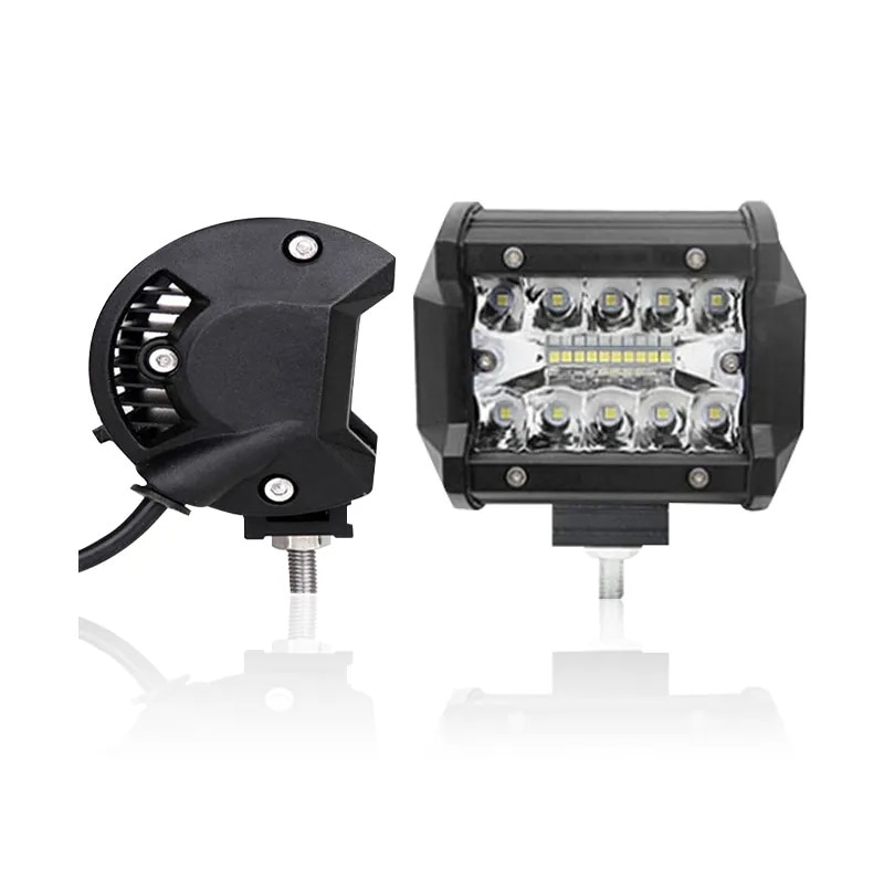 Set 2 Proiectoare auto LED DOMDRIVE®, Offroad, Vanatoare, Pescuit ...
