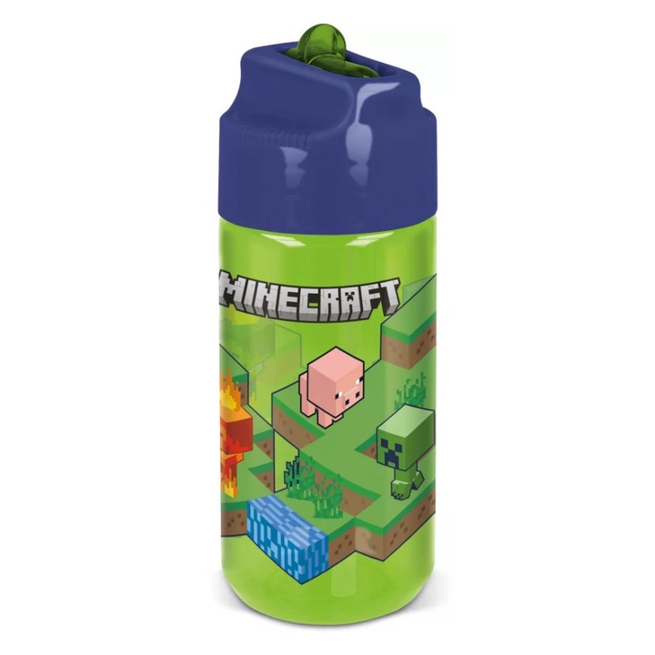 Sticla de apa din plastic Minecraft Hydro 430ml - eMAG.ro