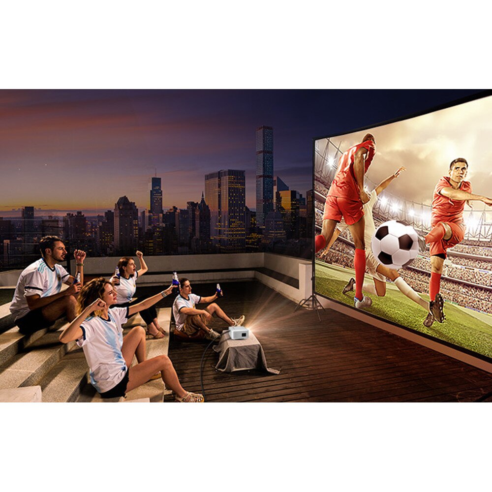 Videoproiector smart BYINTEK K7 Full HD, Boxa Integrata 1x 3W, Alb - eMAG.ro