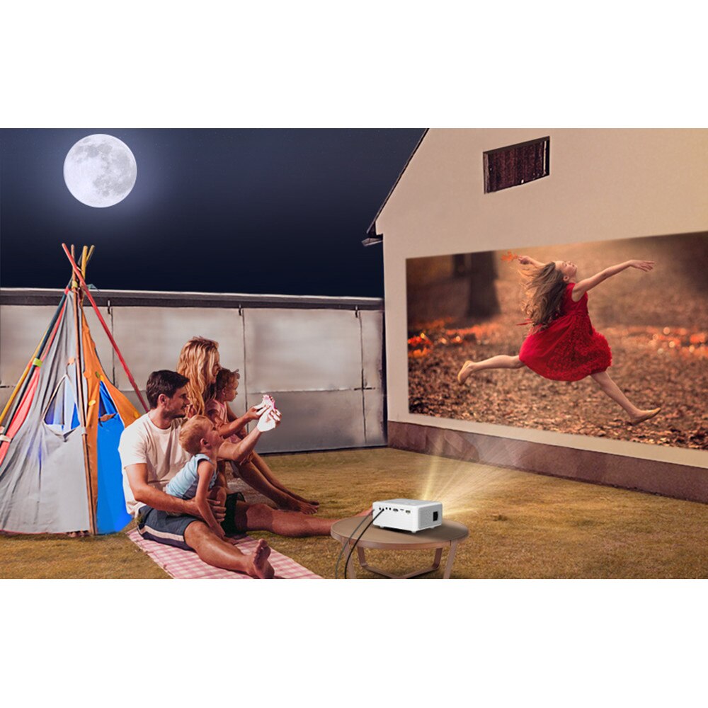 Videoproiector smart BYINTEK K7 Full HD, Boxa Integrata 1x 3W, Alb - eMAG.ro