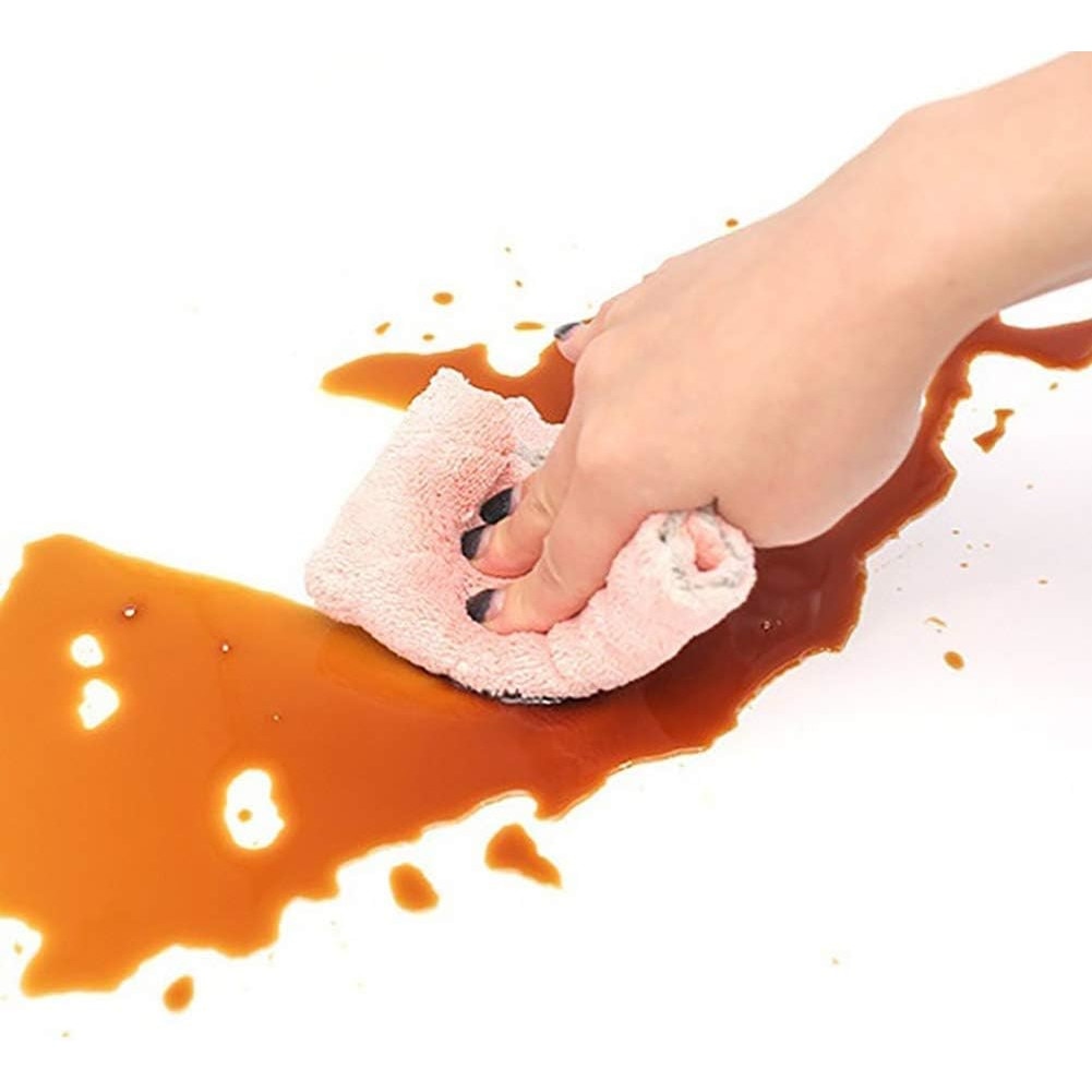 Set 4 Lavete din Microfibra, pentru Vase si Sters Praful pe Mobila ...