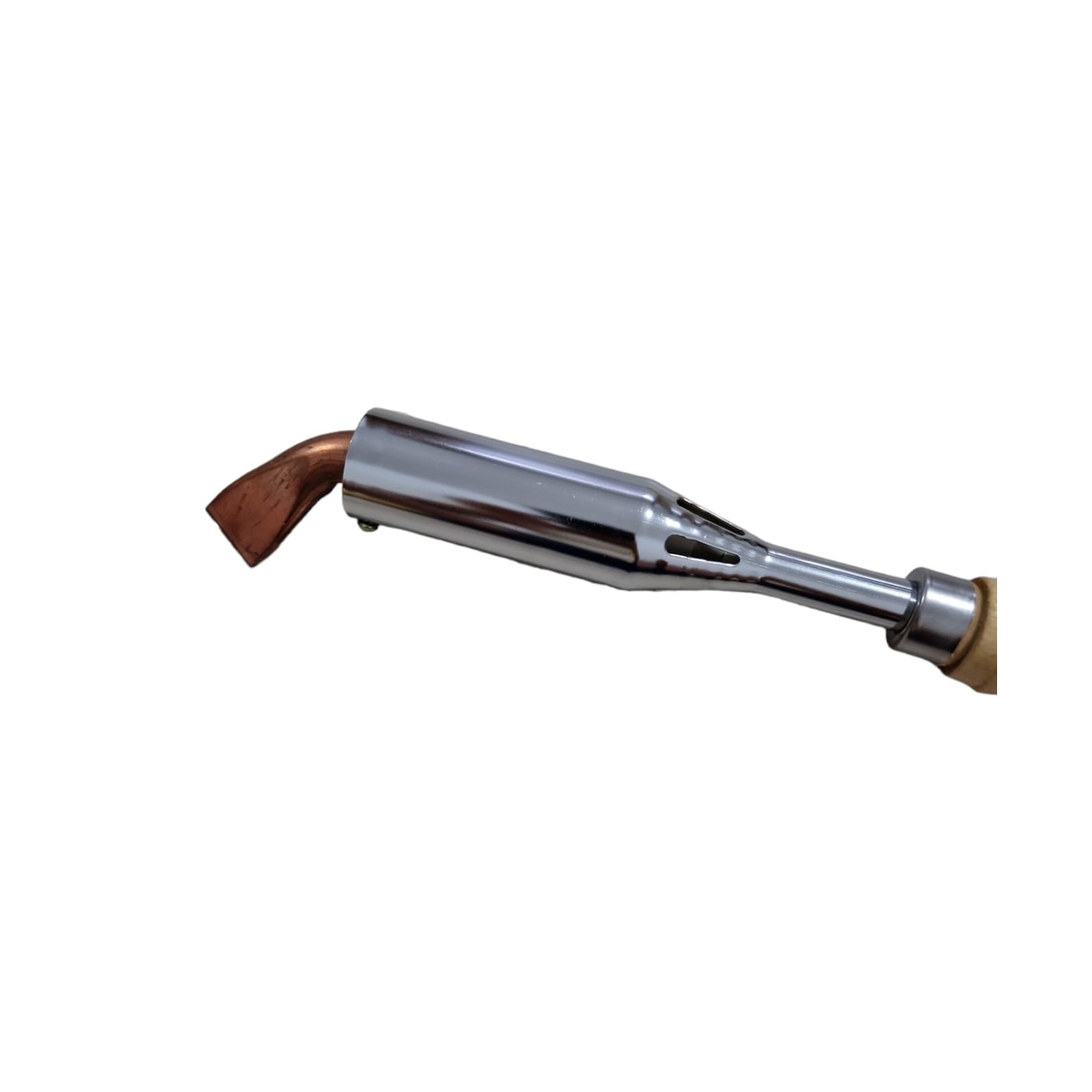 Pistol de lipit tip letcon, maner lemn, 300 W, varf indoit din cupru ...