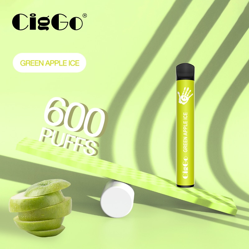 Kit Tigara Electronica CIGGO J12- 600 - Mere Verzi Mentolate ...
