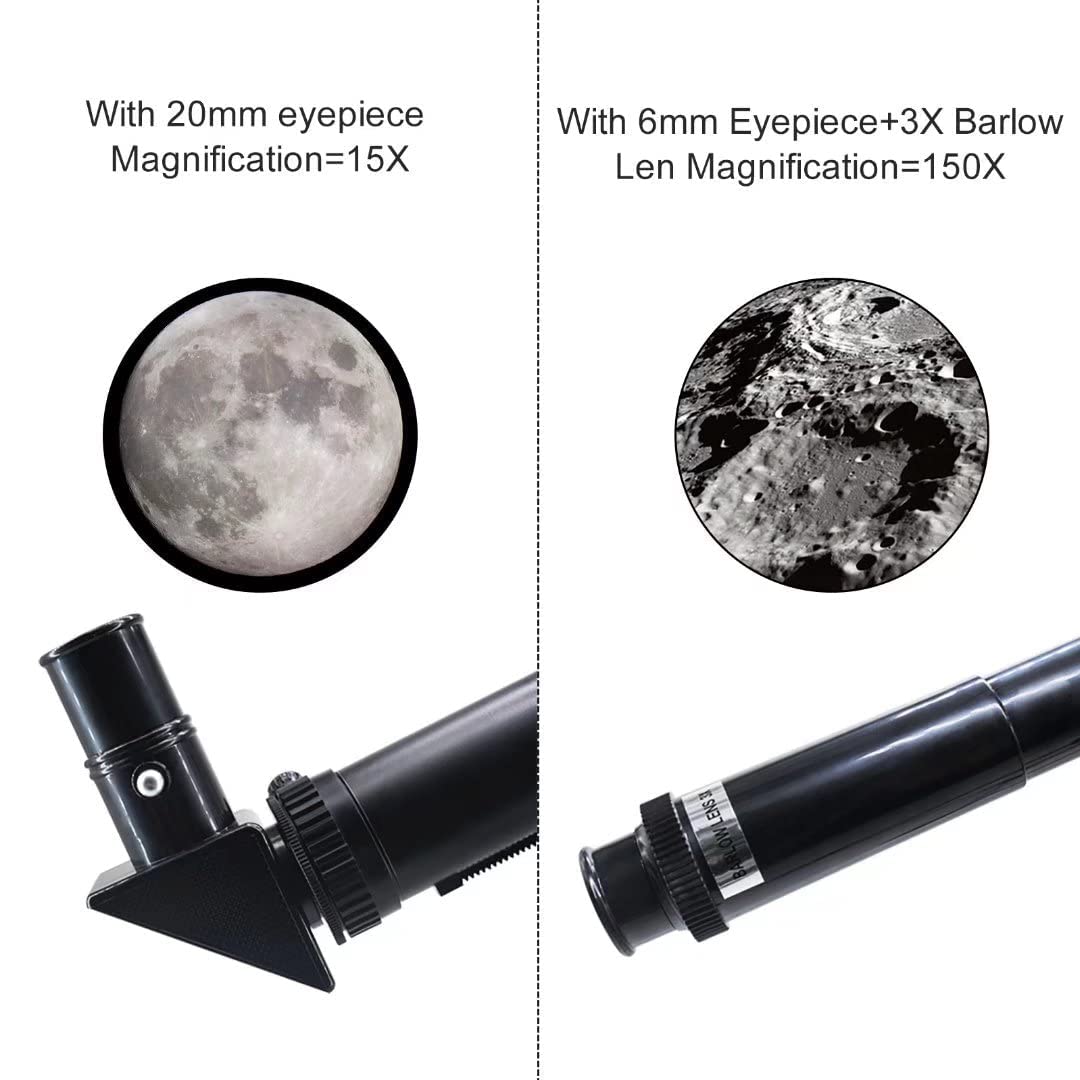 Telescop pentru adulti si copii, Overtang, 70 mm, Alb/Negru - eMAG.ro
