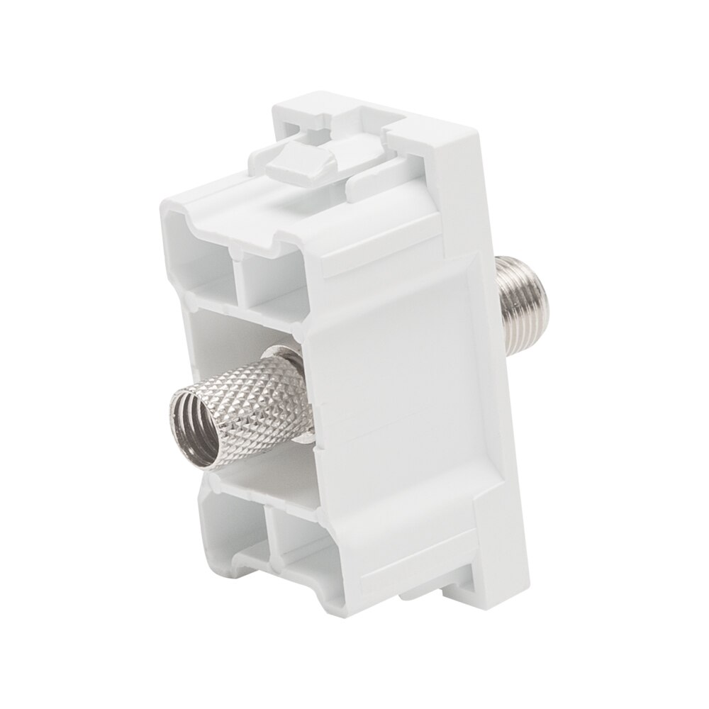 Elbi Moda Voice Modular F Connector TV Socket 1 Module Glossy White ...