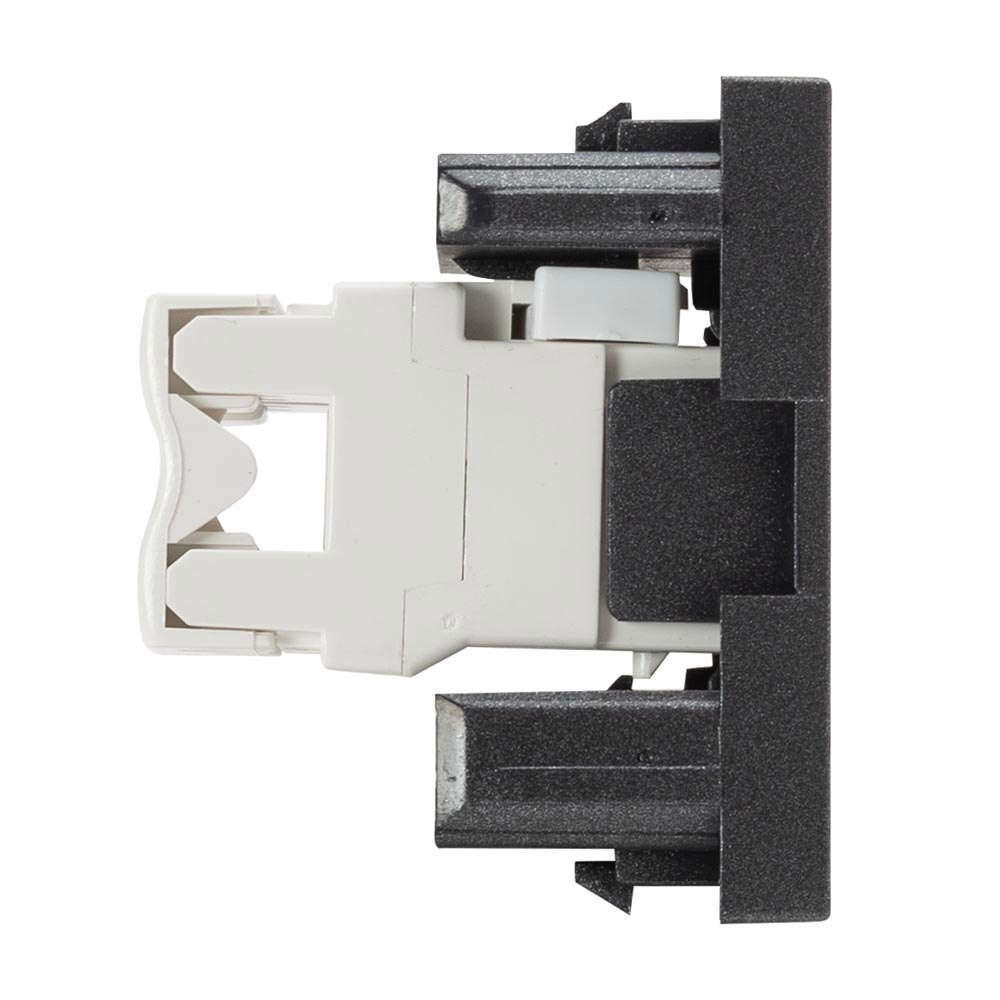 Priza UTP RJ45 Elbi Moda Voice Modular Cat6E 1 Modul Antracit Mat - eMAG.ro