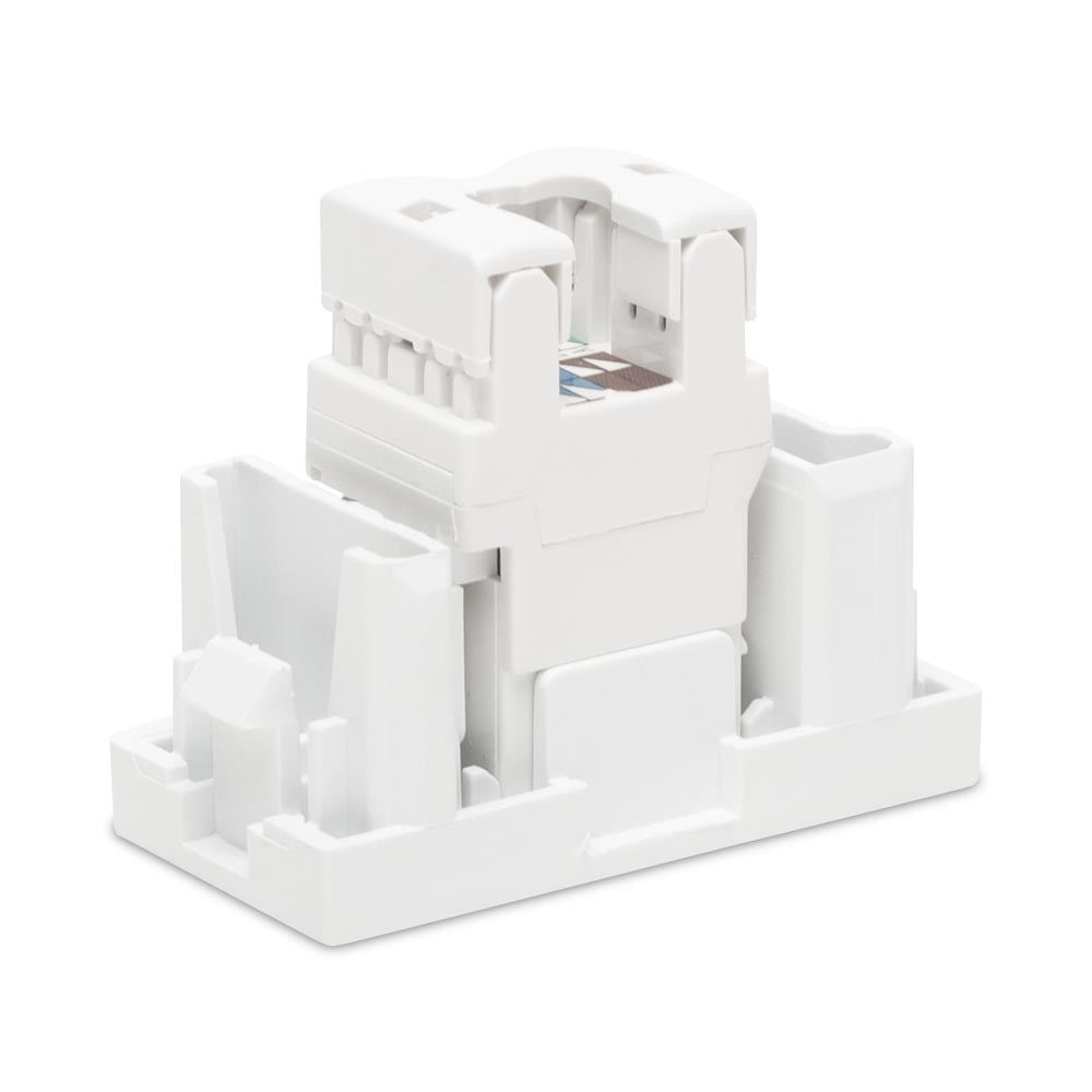 Priza UTP RJ45 Elbi Moda Voice Modular Cat6E 1 Modul Alb Lucios - eMAG.ro
