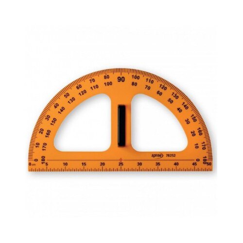 Raportor plastic PROFESOR 180° 50cm - eMAG.ro