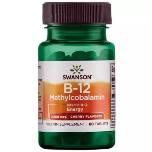Vitamina B12, 2500 mcg, 60 tablete, Swanson - eMAG.ro