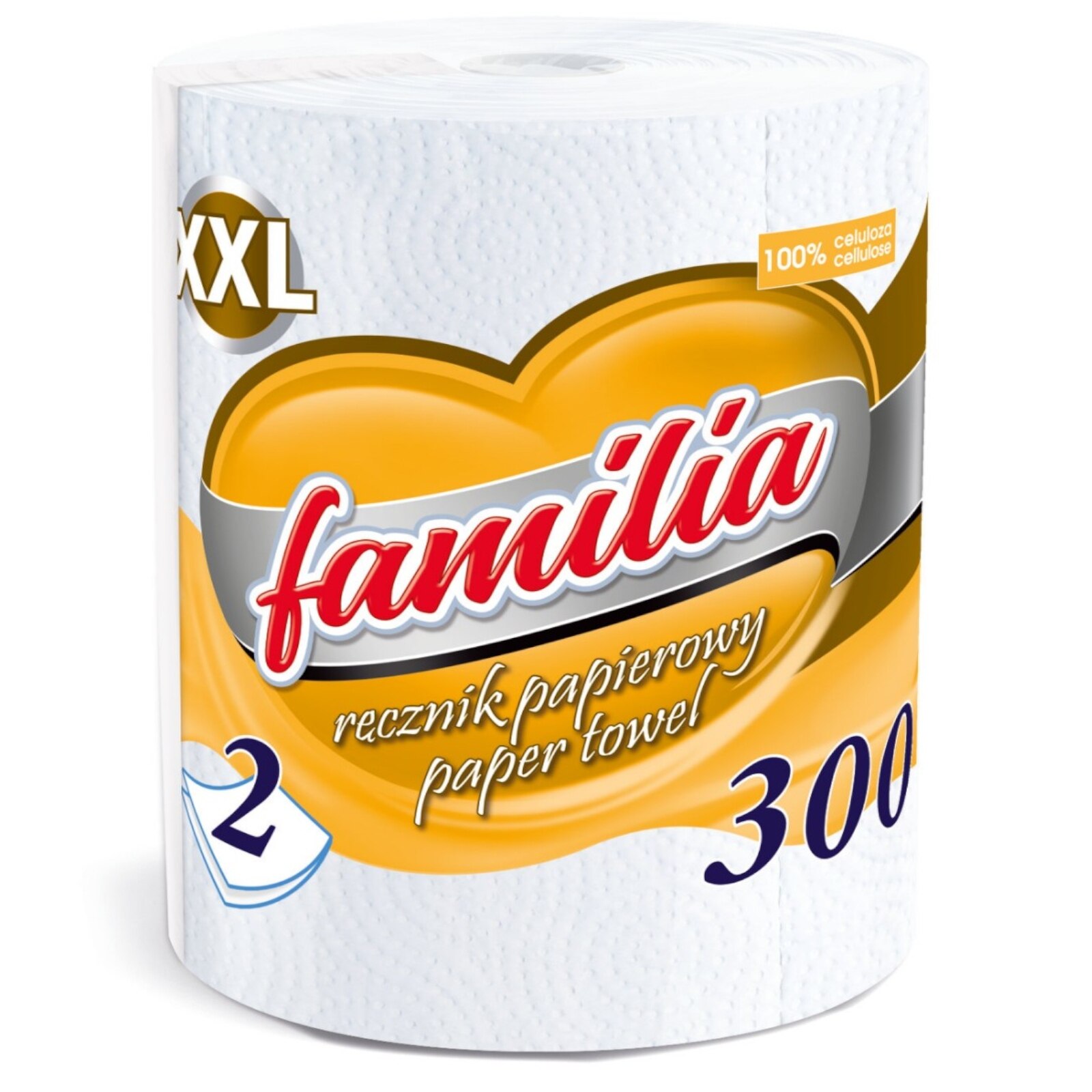 Prosoape de hartie FAMILIA, 2 straturi, 300 foi, 22.5cm, set 1 rola ...