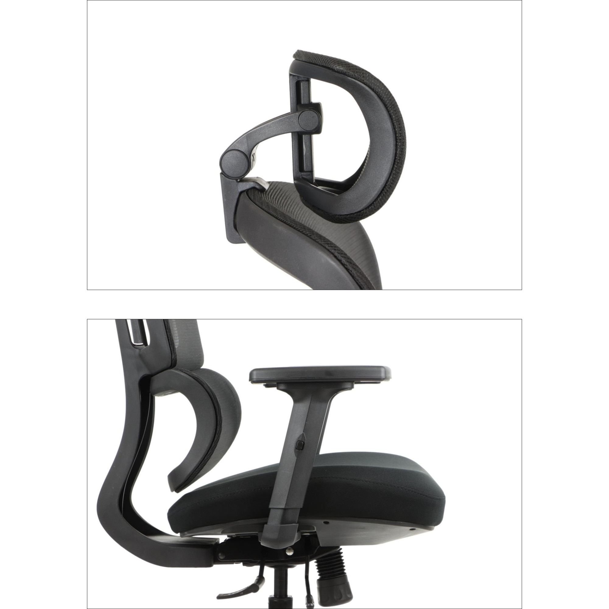 Scaun pivotant ergonomic pentru casa si birou TREX, tetiera reglabila ...