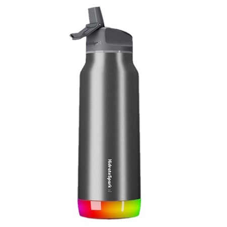 Sticla inteligenta de apa, Hidrate Spark, Inox, 946ml, Iluminare LED ...