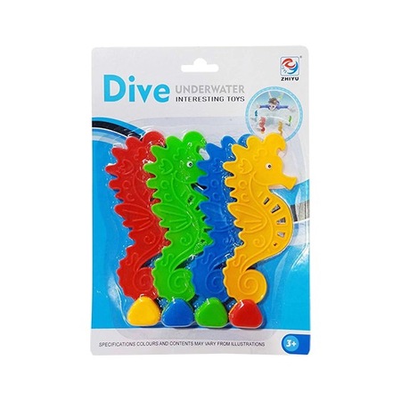 Set 4 jucarii imersibile, Caluti de mare - eMAG.ro