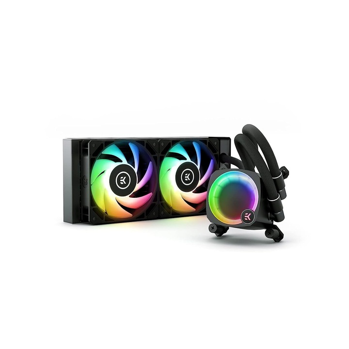 Cooler Procesor EK-Nucleus AIO CR240 Lux D-RGB, Compatibil AMD/Intel ...