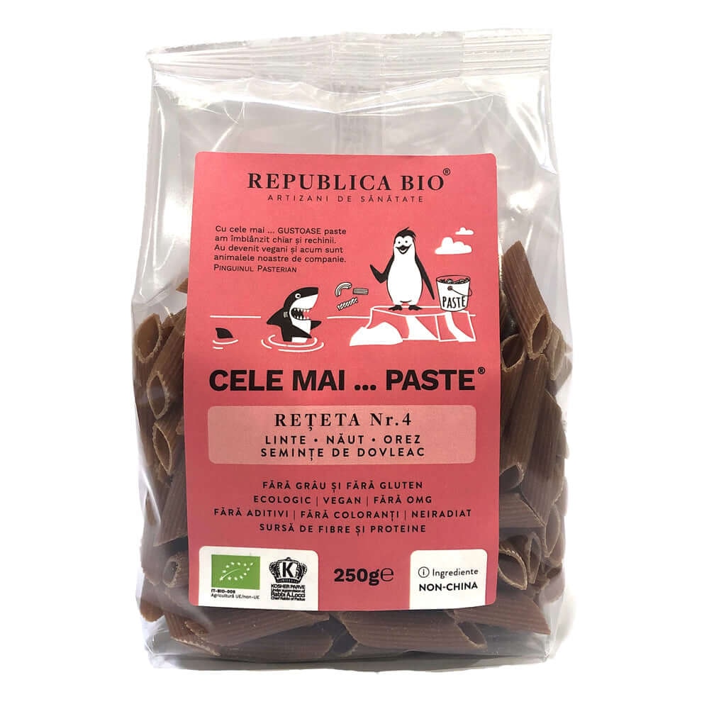 Paste Republica BIO, Cele mai…PASTE Reteta 4 Linte Naut Orez Seminte ...