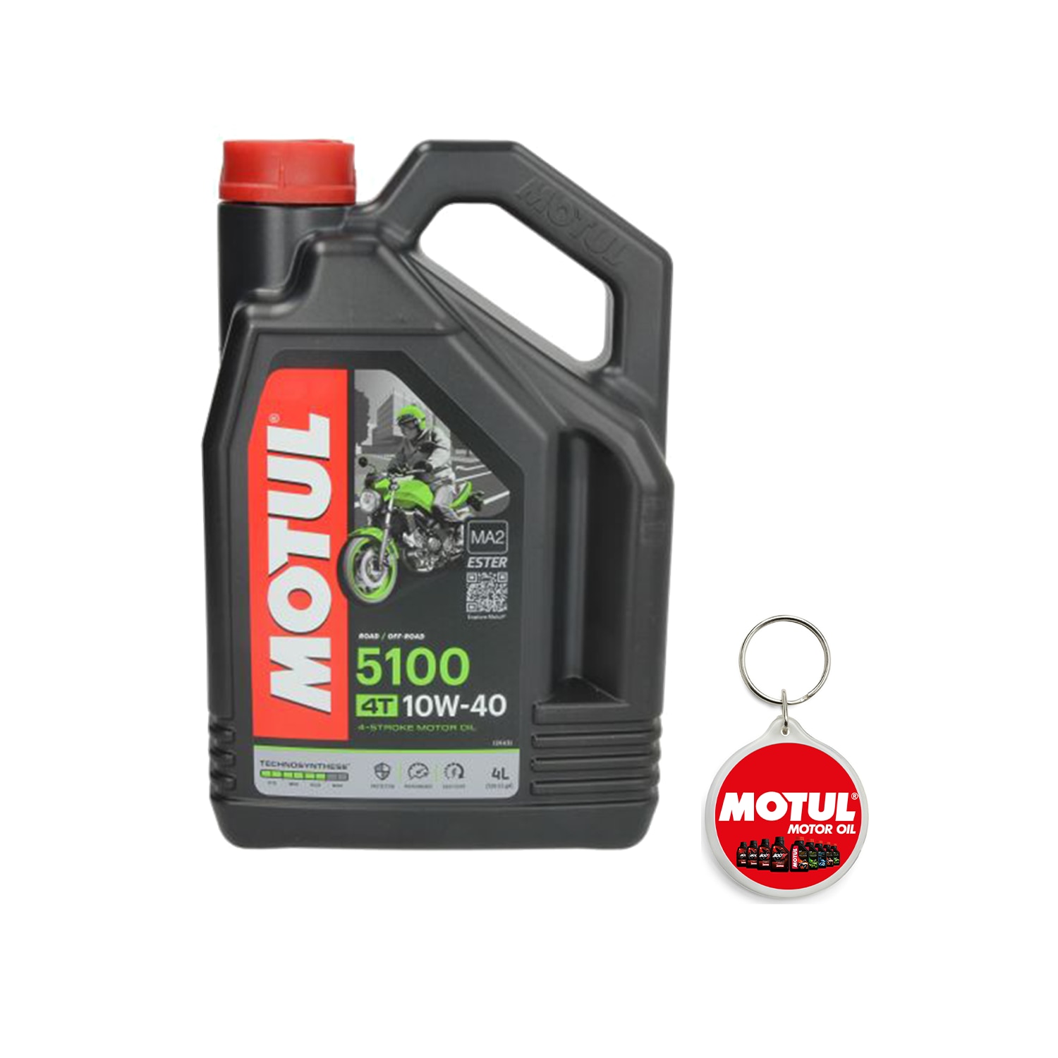 Set ulei motor Motul 5100, vascozitate 10w40, volum 4 l, semi sintetic ...