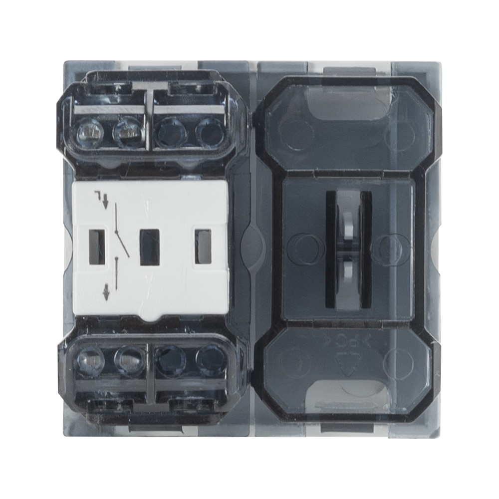 Intrerupator Simplu Elbi Moda Voice Modular 10A 2 Module Bej Mat - eMAG.ro