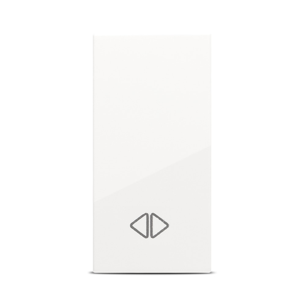 Intrerupator Cap Cruce Elbi Moda Voice Modular 10A 1 Modul Alb Lucios ...