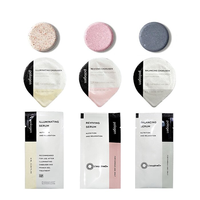 Комплект за оксигенация на кожата на лицето Pologen, Balance Facial ...