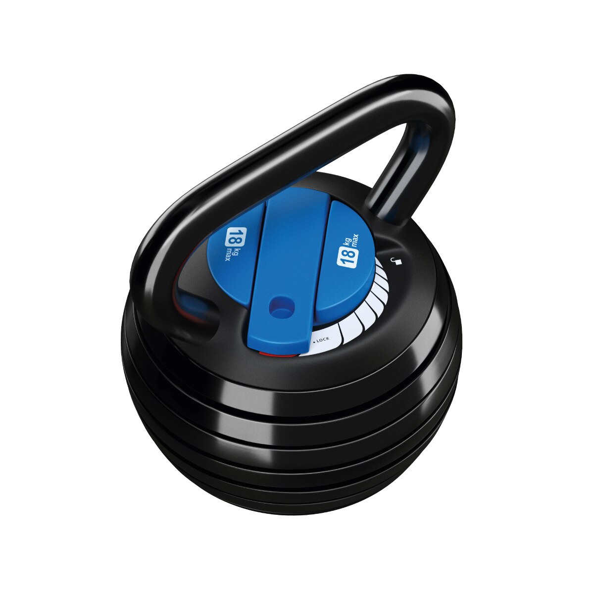 Set de kettlebell reglabil automat Athler Panda 3.0, 6 placi de ...