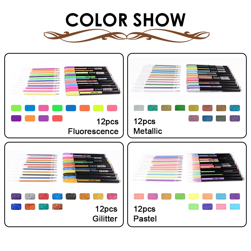 Set pixuri, 48 Bucati, Multicolor - eMAG.ro