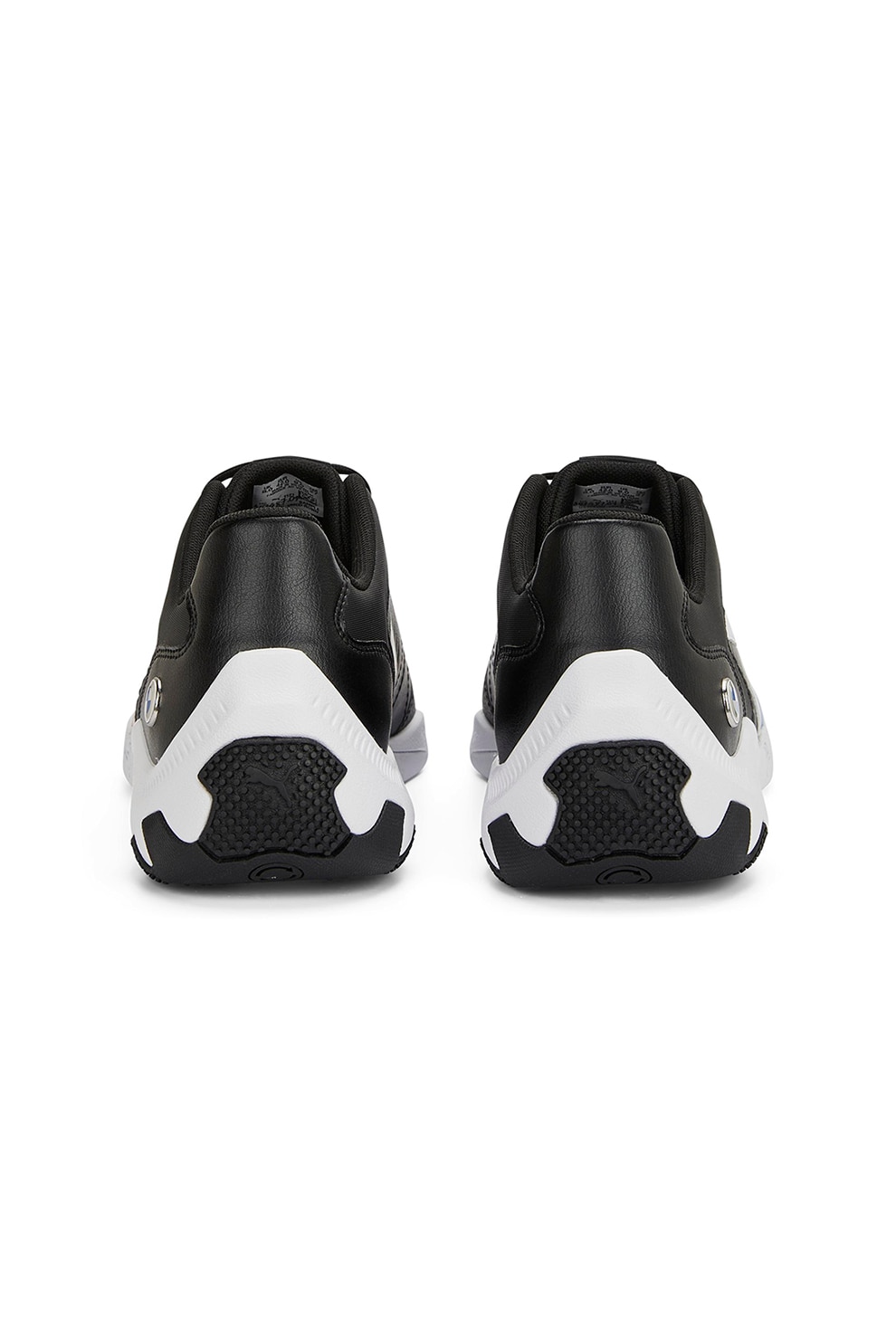 Puma, Pantofi sport din piele ecologica BMW MMS Kart Cat Nitro, Negru ...