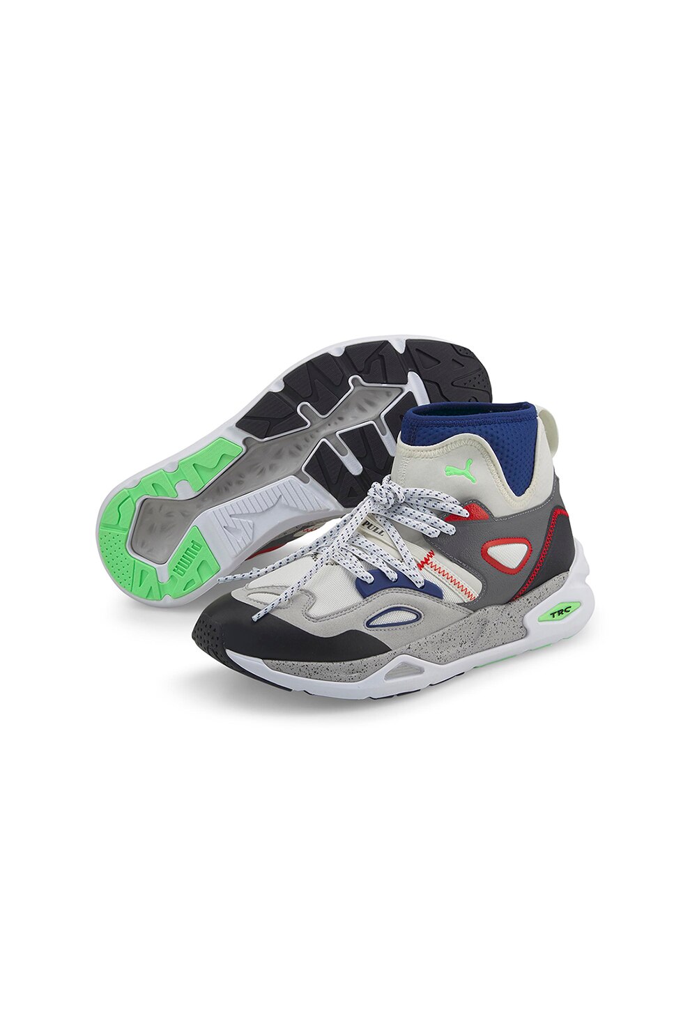 Puma, Pantofi sport slip-on mid-high TRC Blaze, Multicolor, 8 - eMAG.ro