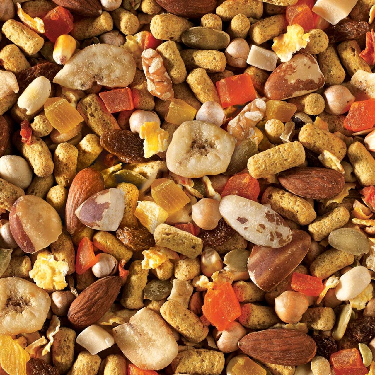 Hrana completa tip mix pentru pasari mari cu fructe tropicale si ...