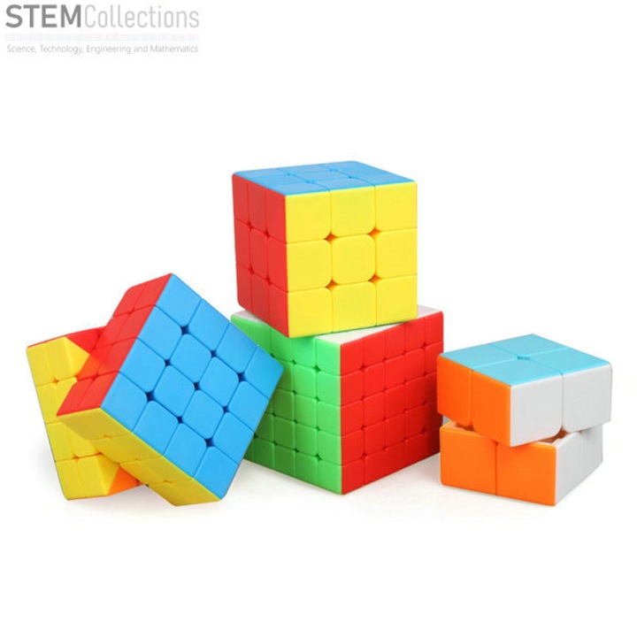 Комплект от 4 куба на Рубик, 2x2 3x3 4x4 5x5, 4 в 1, Многоцветен - eMAG.bg