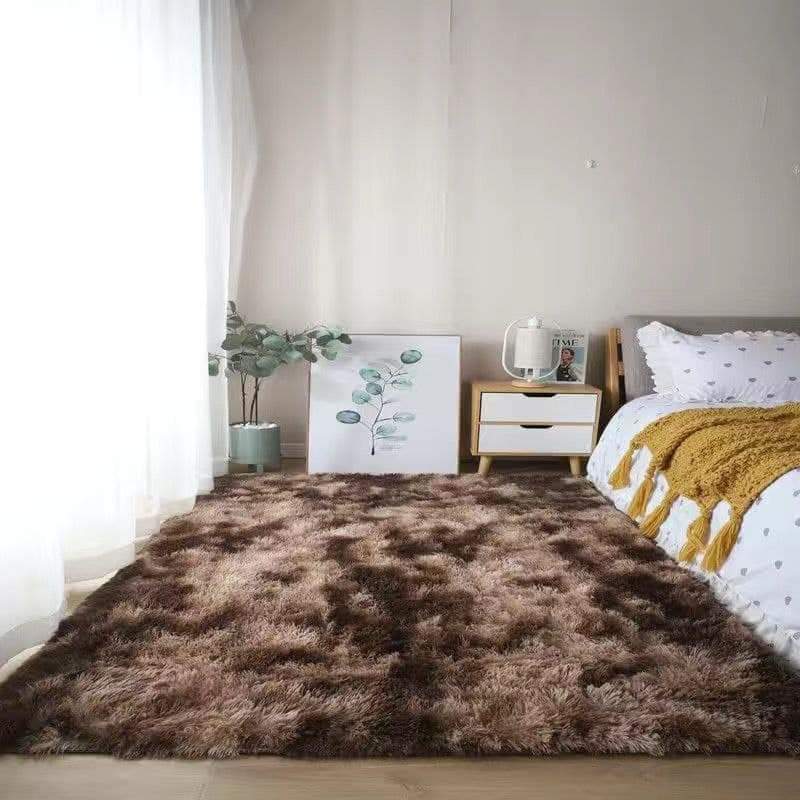 Covor Fluffy de Lux, 150 x 200 cm, Maro - eMAG.ro