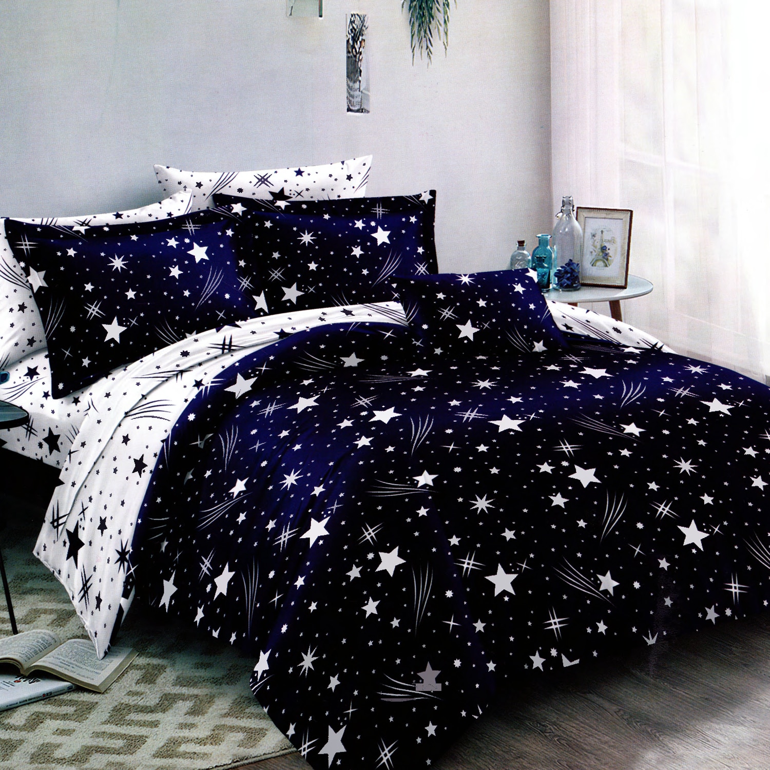 Lenjerie de pat pentru 2 persoane Hotel Supplier, cearsaf pilota ...