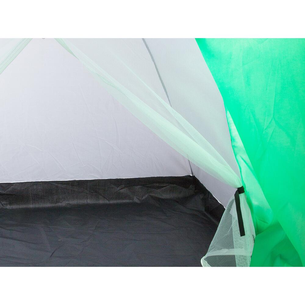 Cort camping, Verk Group, 3-4 persoane, impermeabil, cu copertina, husa ...
