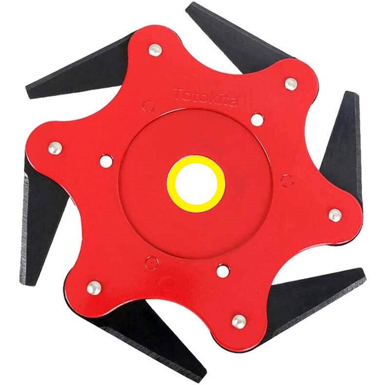 Disc motocoasa, 6 cutite pliabile, 255 x 25.5 mm Totokita - eMAG.ro