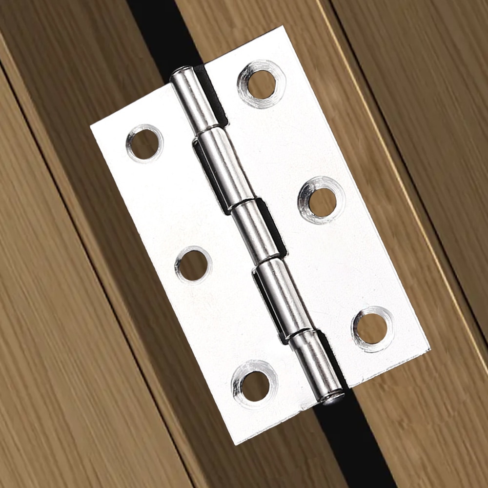 Pachet de 8 balamale metalice pliabile mici, argintiu 2,5 inci 55 cm*34 ...