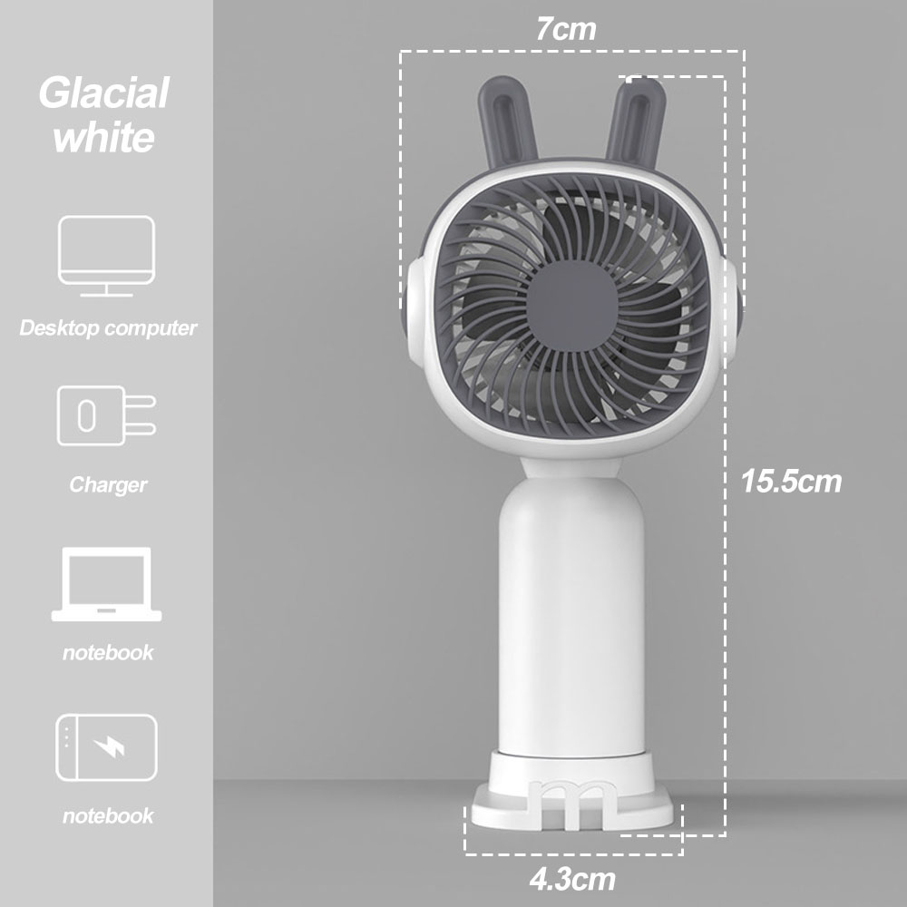 Ventilator USB, Plastic, Alb - eMAG.ro