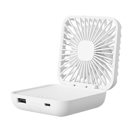 Mini ventilator USB, Viteza reglabila, Alb - eMAG.ro