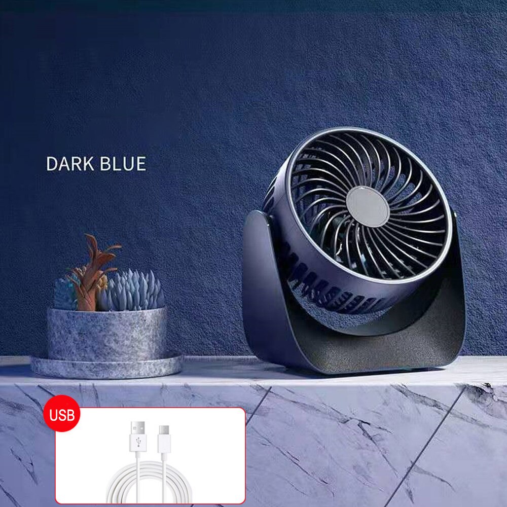 Mini ventilator USB, 3 viteze, Mov - eMAG.ro