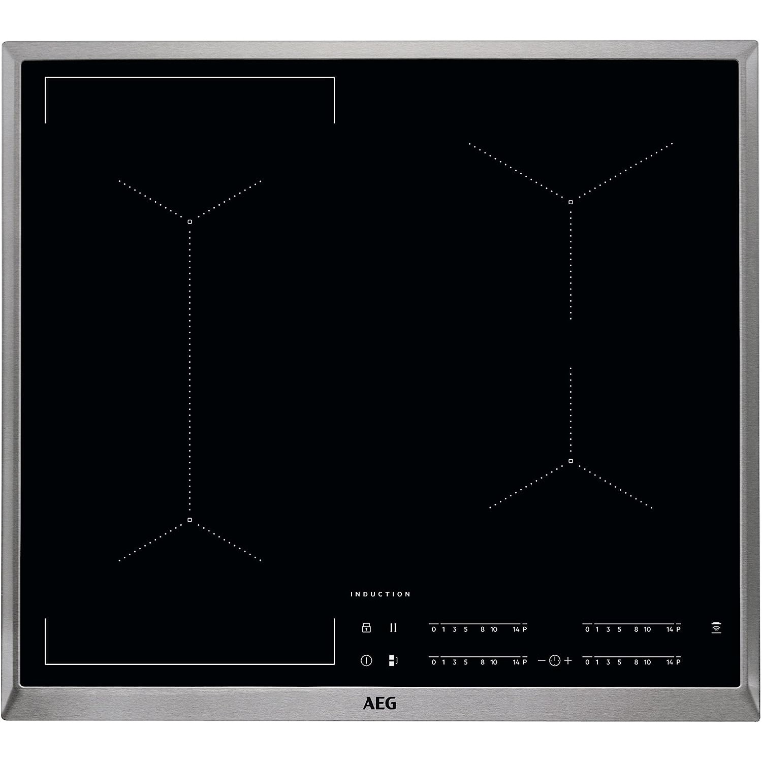 Plita Incorporabila AEG IKE64441XB, Inductie, 4 Zone de Gatit, Touch ...