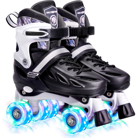 Role reglabile pentru copii si adulti, roti luminoase din silicon, 4 ...