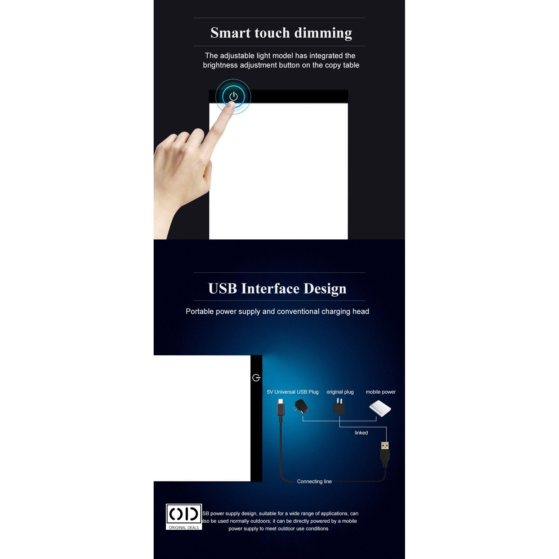 Grafikus tábla LED panellel rajzok, vázlatok, projektek, tetoválások és ...