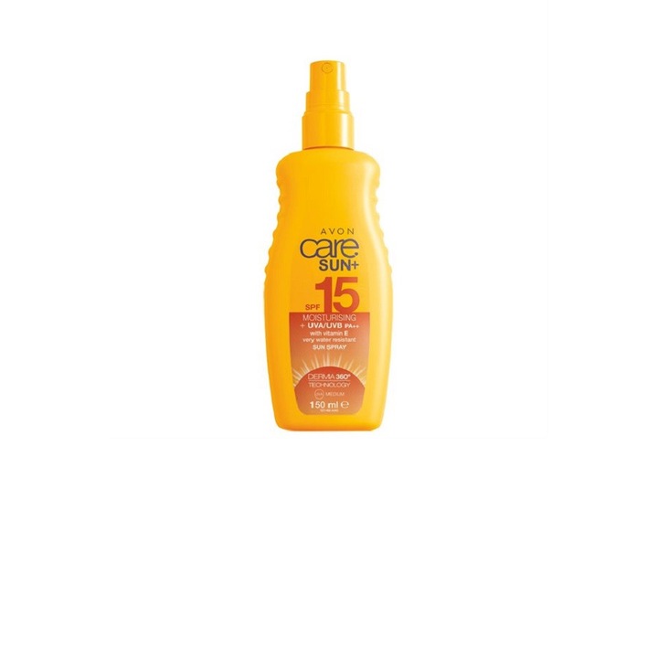 Хидратиращ спрей за слънцезащита Avon Sun SPF 15, 150 мл - eMAG.bg