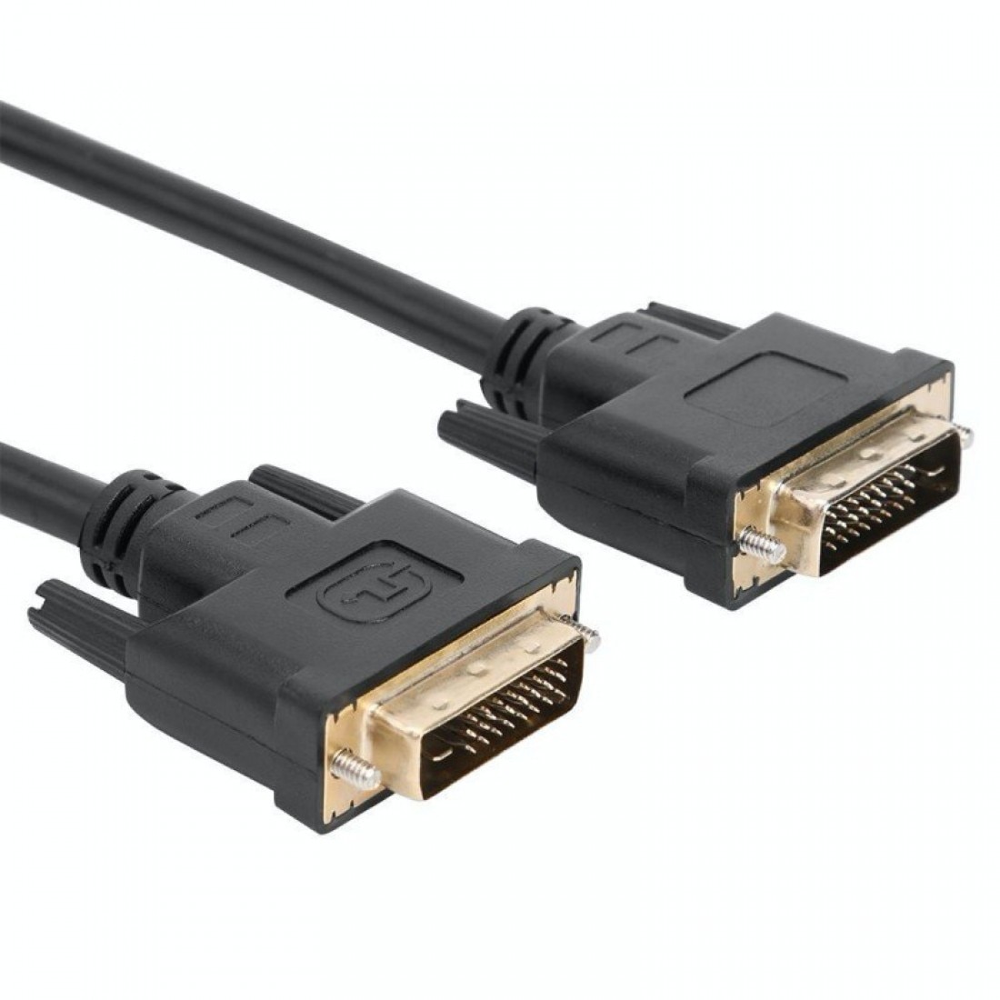 Cablu video DVI-D 24+1 pini la DVI-D 24+1 pini, 1.8m, tata-tata, negru ...