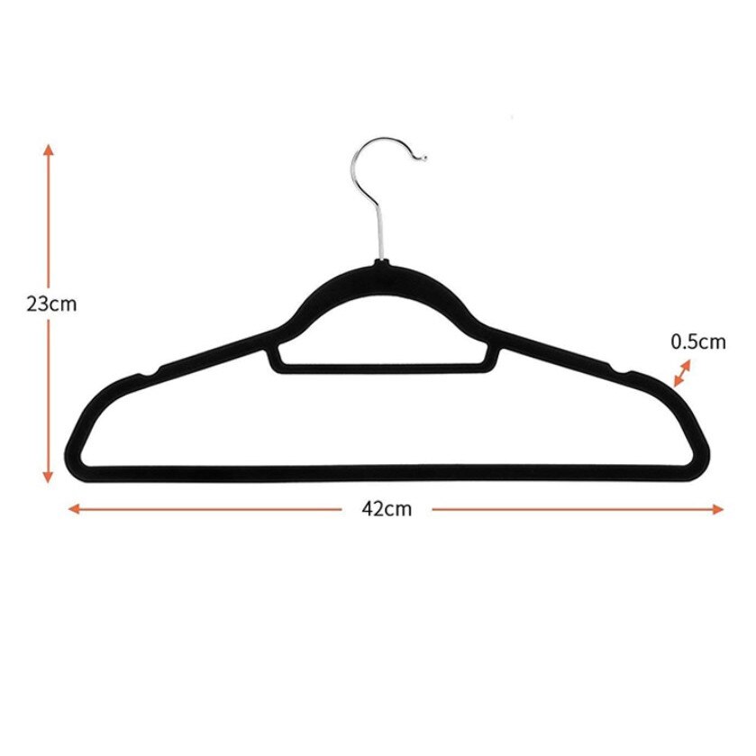 Set 4 umerase, acoperite cu catifea, carlig rotativ 360°, antiderapant ...